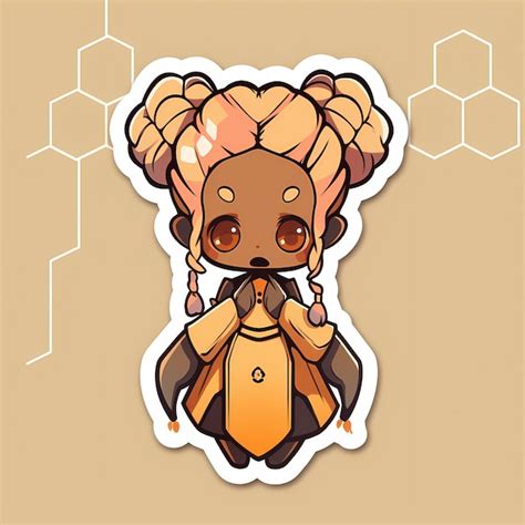 Premium Ai Image Adorable Kawaii Illustrated Chibi Anime Girl Vector