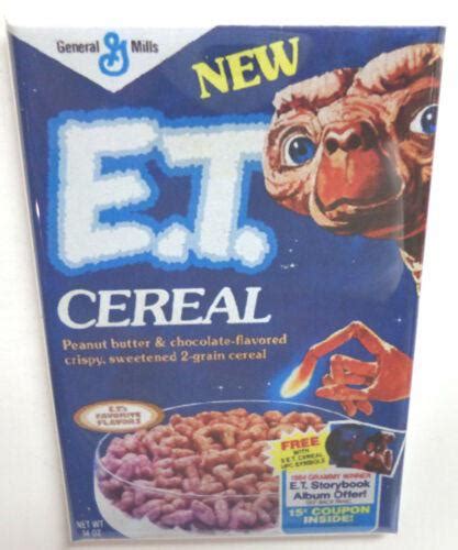 E T Cereal 1984 This Cereal Released 2 Years After The Film It Was