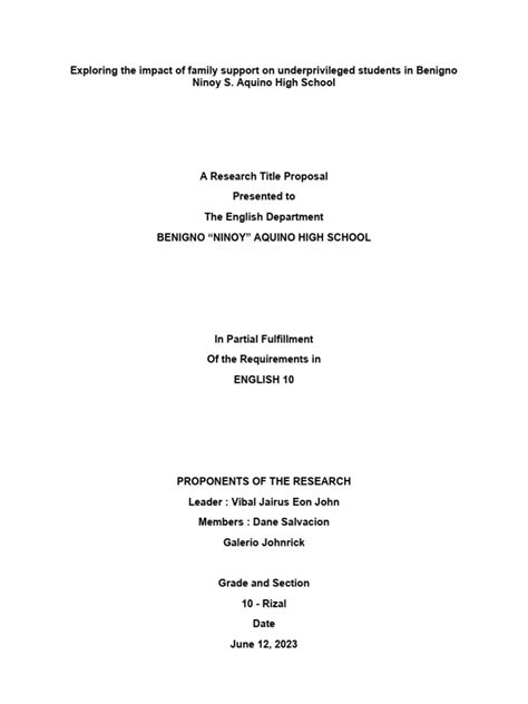 Q4 Template Research Title Proposal Download Free Pdf Motivation Motivational