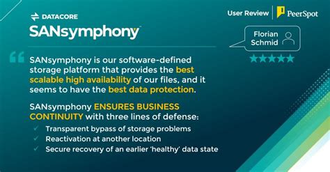 Peerspot Review Sansymphonys Resilience Datacore Software Posted On The Topic Linkedin