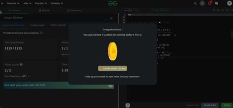 Geeksforgeeks Programming Problemsolving 160dayschallenge Datastructuresandalgorithms