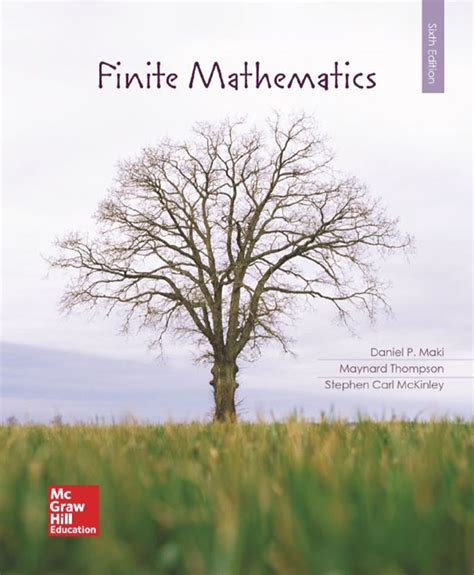 Finite Mathematics 6th 6e Daniel Maki Maynard Thompson Twin Sea Star