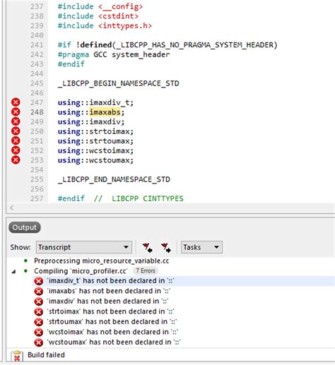 C Exported Code Does Not Work For Me Anymore Any Changes In Required