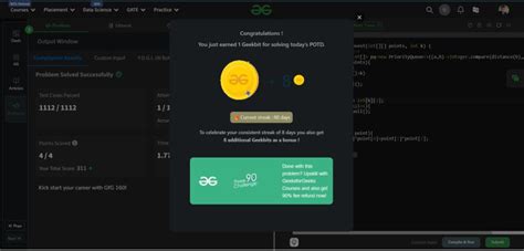 Devbrat Singh On Linkedin Gfg160 Gfgstreak2024 Gfgstreak2025 Geeksforgeeks