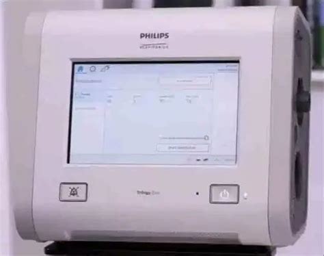 Philips Trilogy Evo Obm Ventilator Respiratory Rate 0 To 90 Bpm Tidal Volume 0 2000 Ml At