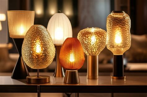 Stylish Table Lamps With Glass Shades For Modern Homes