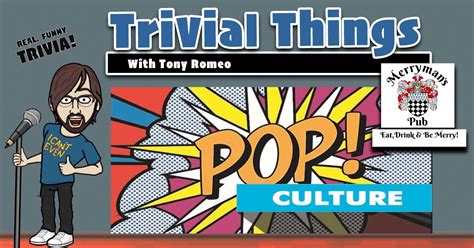 Merrymans Pub Monday Pop Culture Trivia Night