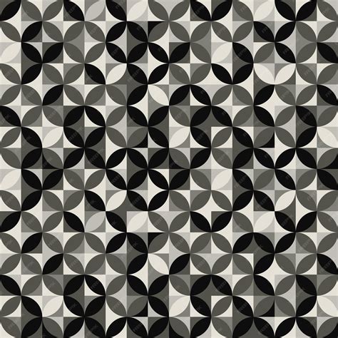 Premium Vector Geometric Grayscale Seamless Pattern Premium Vector Geometric Grayscale Seamless Pattern