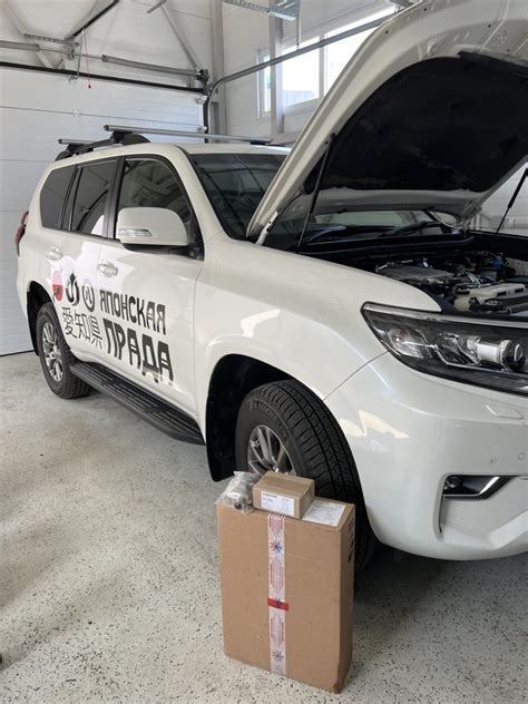 Установка предпускового подогревателя Бинар 5S на Toyota Prado - Binar Msk
