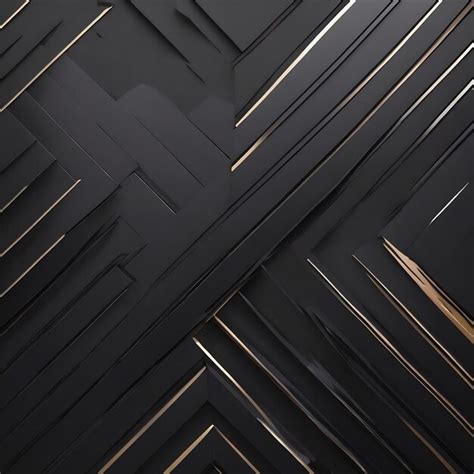 Premium Photo Abstract Black Diagonal Lines And Layering With Copy Space 3d Illustration