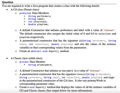 Solved U Are Required To Write A Java Program That Creates A
