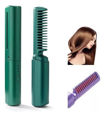 Mini Peine Alisador De Cabello Inalámbrico Recargable Cuotas Sin Interés