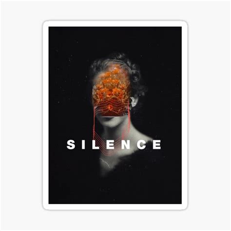 Silence Sticker For Sale By Frankmoth Redbubble