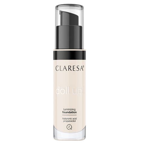 Claresa Doll Up Podkład Rozświetlający Do Twarzy 01 Fair Light 34 G