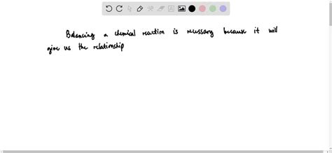 solved why is it essential to use balanced chemical equations when