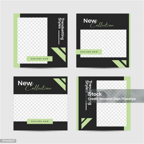 편집 가능한 소셜 미디어 게시물 템플릿 소셜 네트워킹에 대한 스톡 벡터 아트 및 기타 이미지 소셜 네트워킹 형판 프레임 Istock