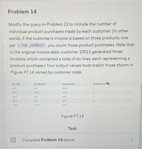 Modify The Query In Problem 13 To Include The Number