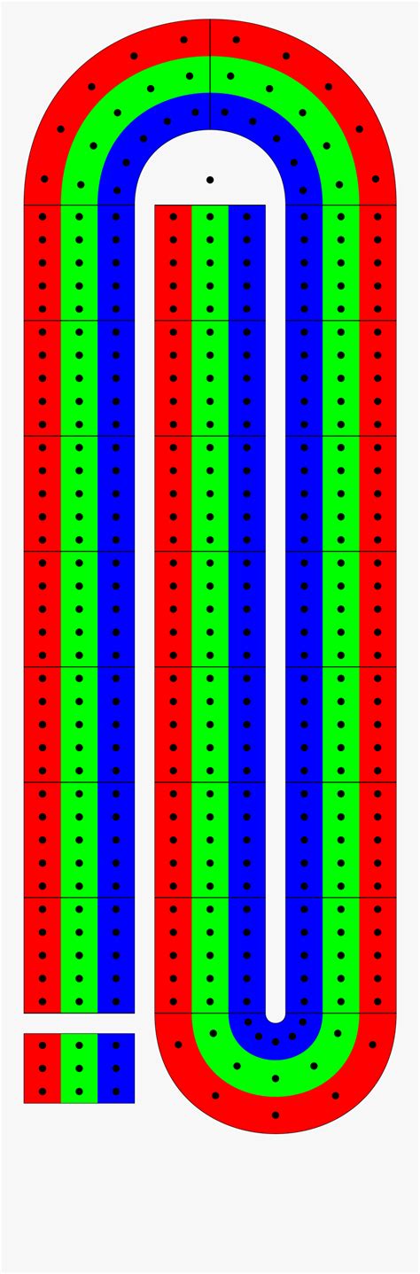 Printable Cribbage Board Template Free Templates Printable