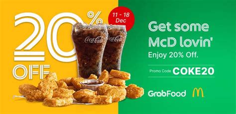 Grabfood Mcdonalds 20 Off Grab My