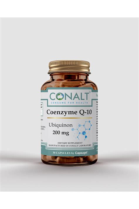 Conalt Coenzyme Q10 200 Mg Premium Supplement Containing Patented