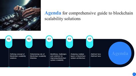 agenda for comprehensive guide to blockchain scalability solutions bct