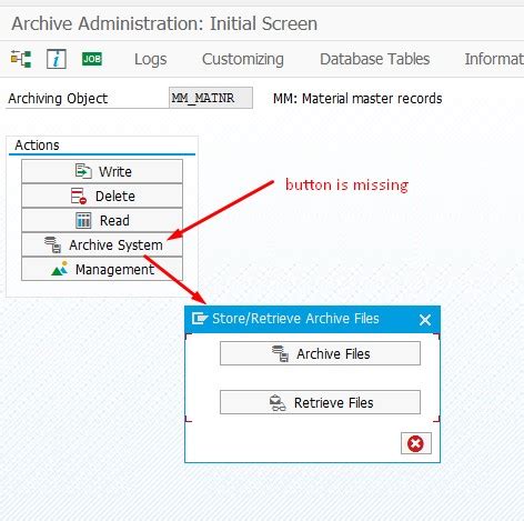 Solved Restore Archived Material From SARA SAP Community