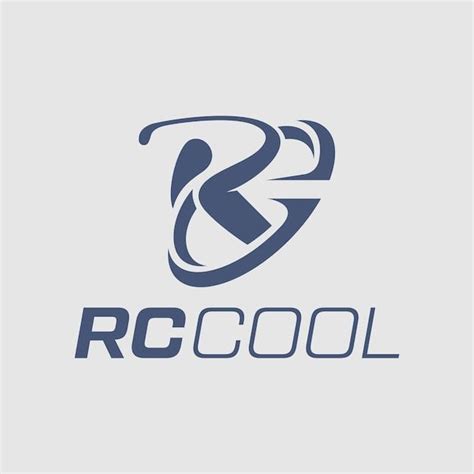 Modern Rc Initials Logo