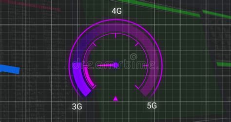 Image Of Data Processing Over Speedometer Stock Illustration Illustration Of Business