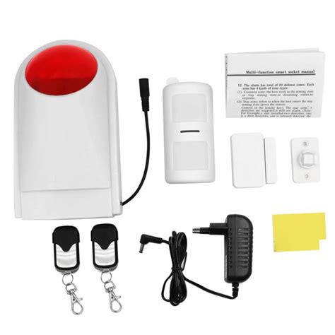 Professional Smart Voice Wireless PSTN GSM Alarm System Strong Anti Interference Home Shop