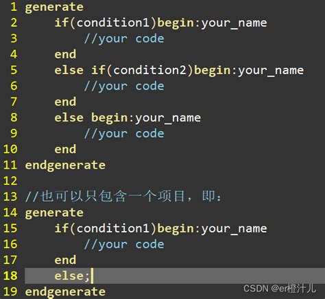 【verilog编程】generate For、generate If、generate Case的用法generate For描述8位级联