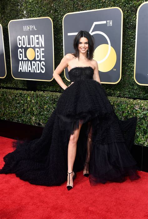 Kendall Jenner Golden Globe Awards 2018 • Celebmafia