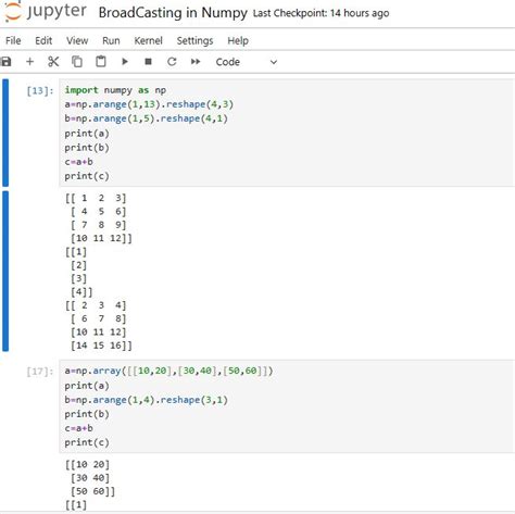 Broadcasting Is A Powerful Feature Of Numpy Arrays Wherein You Can