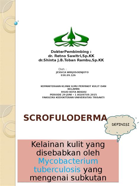 Scrofuloderma Pdf Scrofuloderma Pdf