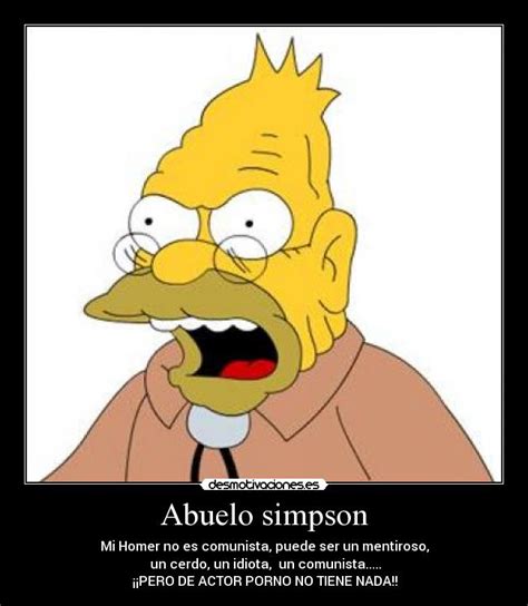 Abuelo Simpson Desmotivaciones