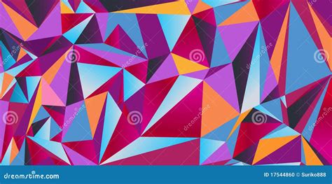 Triangle Vector Seamless Texture Stock Vector Illustration Of Decor