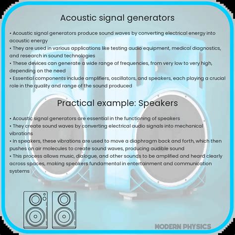 Acoustic Signal Generators Precision Clarity And Range