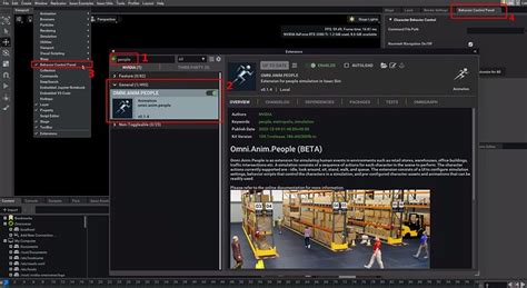 omni anim people missing from extensions isaac sim nvidia developer