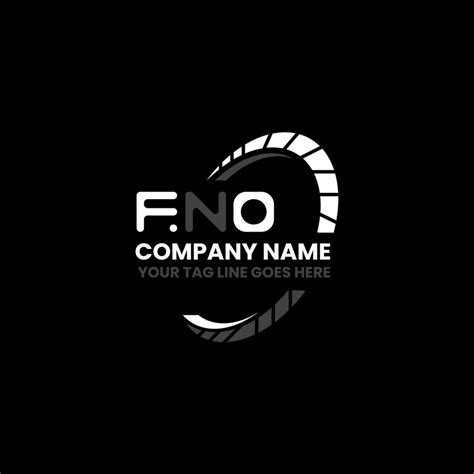 Fno Letter Logo Creative Design With Vector Graphic Fno Simple And