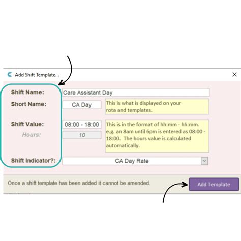 How To Build A Shift Template Care Control Learning Hub