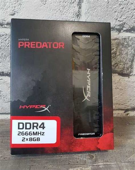 Kingston Hyperx Predator Ddr4 2666mhz Cl13 16gb Москва Комьютерные аксессуары и комплектующие