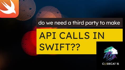 Do We Need A Third Party To Make Api Calls In Swift Hindi Tutorial