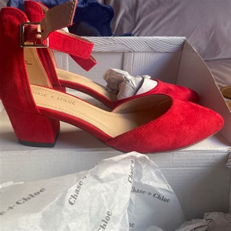 Chase Chloe Shoes Nwt Chase And Chloe Brand New Block Heel Poshmark