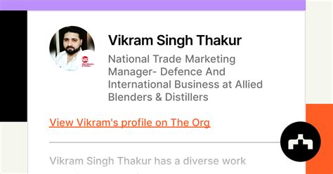 Vikram Singh Thakur National Trade Marketing Manager Defence And International Business At