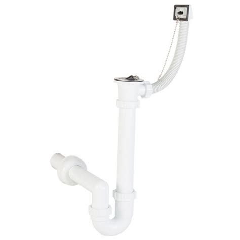 Тръбен сифон за мивка Pp Ф40 6 4 70мм Balkanenergy Bg