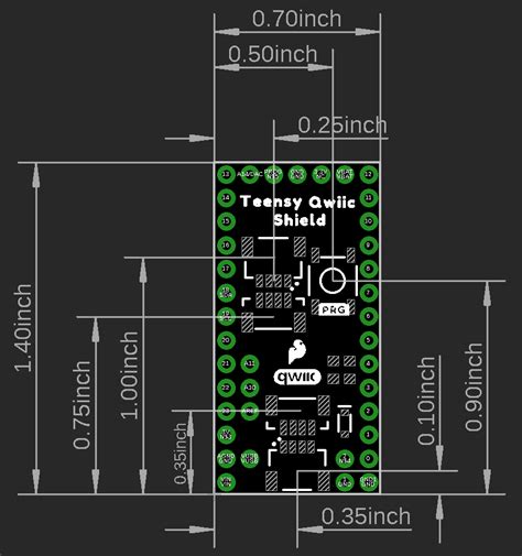 SparkFun Qwiic Shield For Teensy