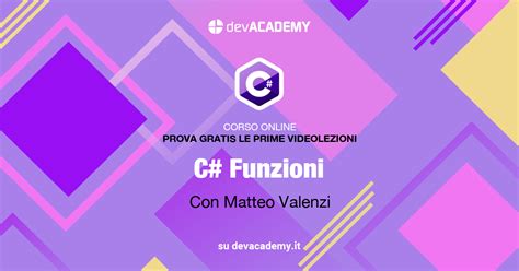 Corso C Funzioni Online E In Italiano Devacademy