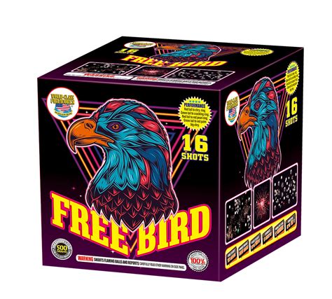Free Bird 500 Gram Fireworks Cake