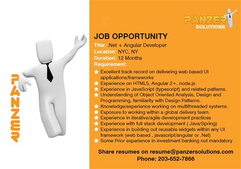 Net Angular Developer Job Opportunities