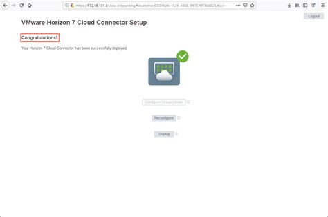 Horizon Cloud Connector Install And Upgrade End User Computing Blog
