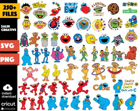 Sesame Street Group Clipart